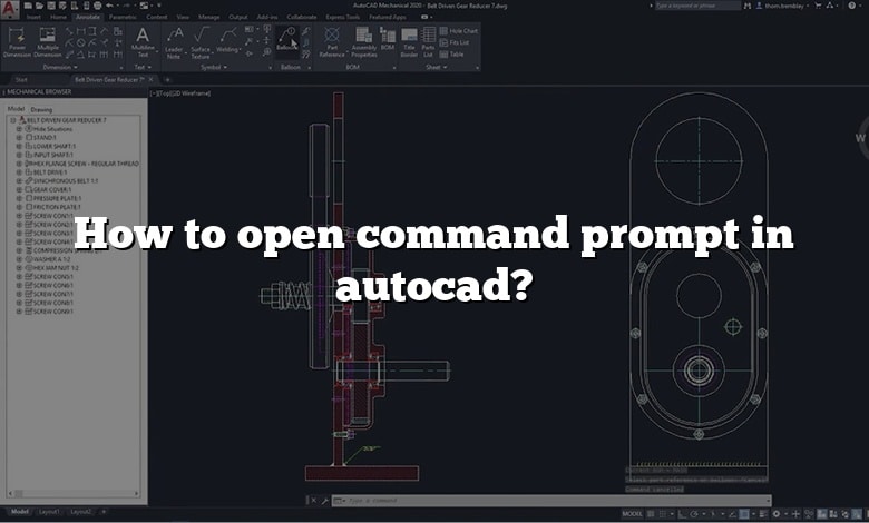 How To Open Command Prompt In Autocad Caddikt 2975