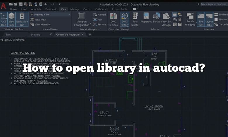 How to open library in autocad? - CADdikt