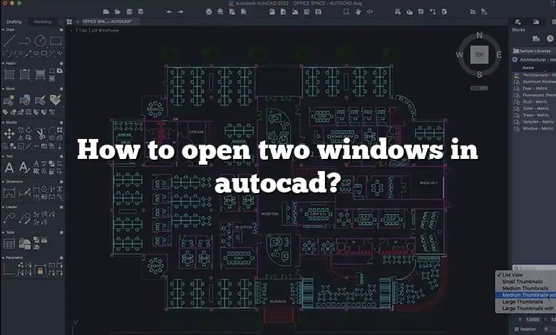How to open two windows in autocad? - CADdikt