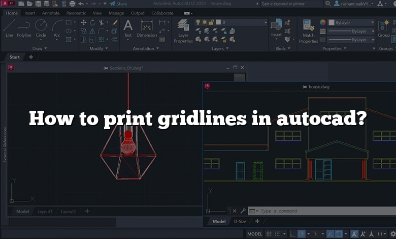 How to print gridlines in autocad? - CADdikt