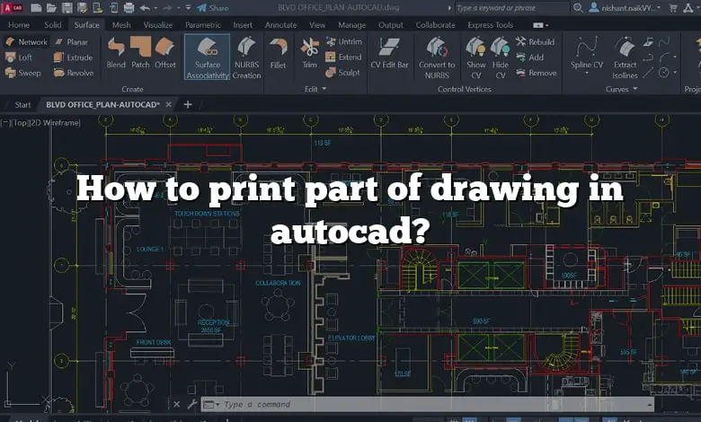 How to print part of drawing in autocad? - CADdikt