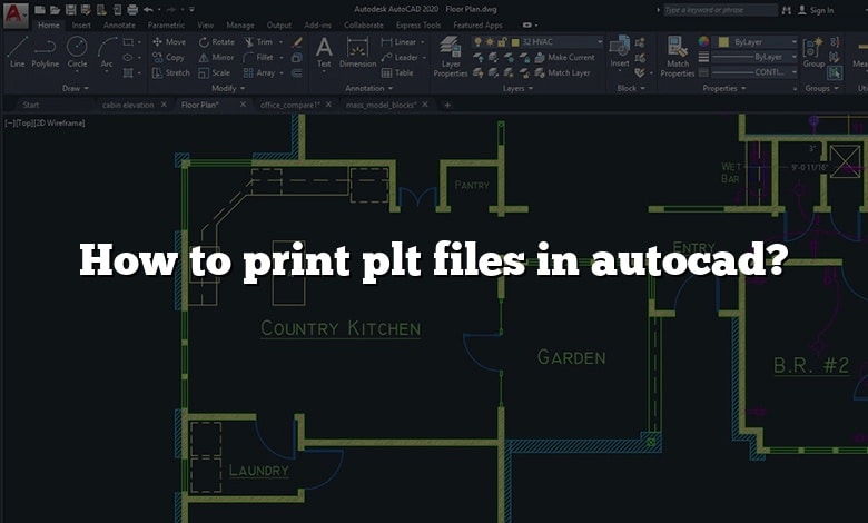 How to print plt files in autocad? - CADdikt