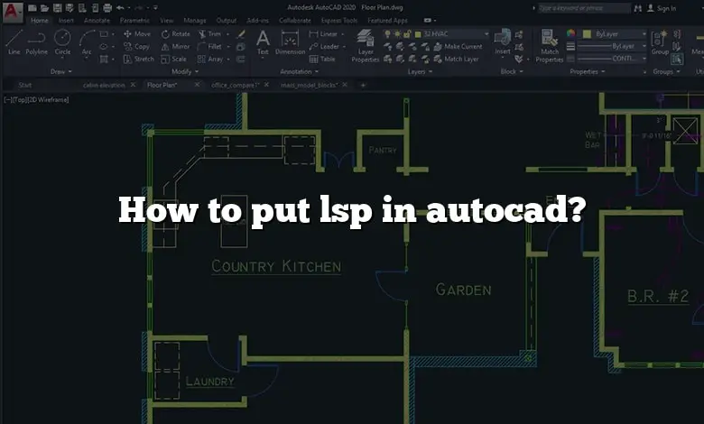 How to put lsp in autocad? - CADdikt