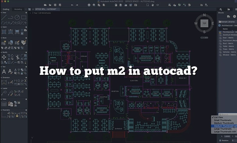 How to put m2 in autocad? - CADdikt