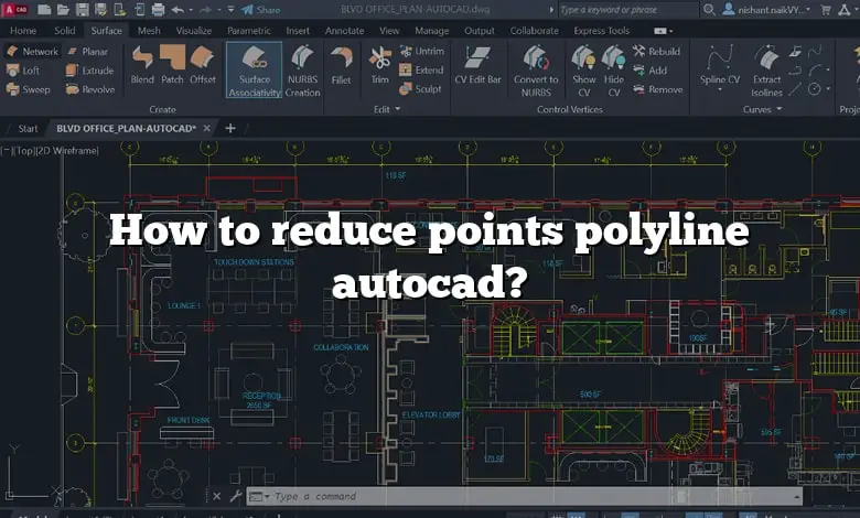 How to reduce points polyline autocad? - CADdikt