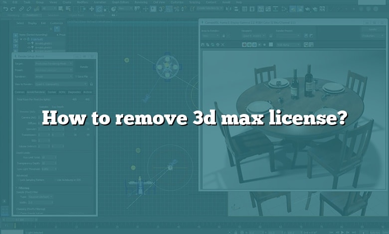How to remove 3d max license? - CADdikt