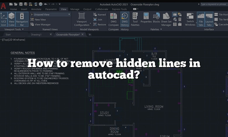 How to remove hidden lines in autocad? - CADdikt