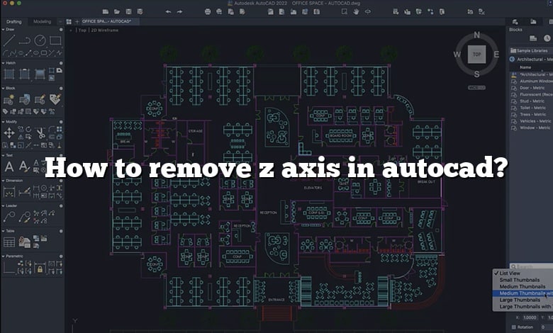 How to remove z axis in autocad? - CADdikt