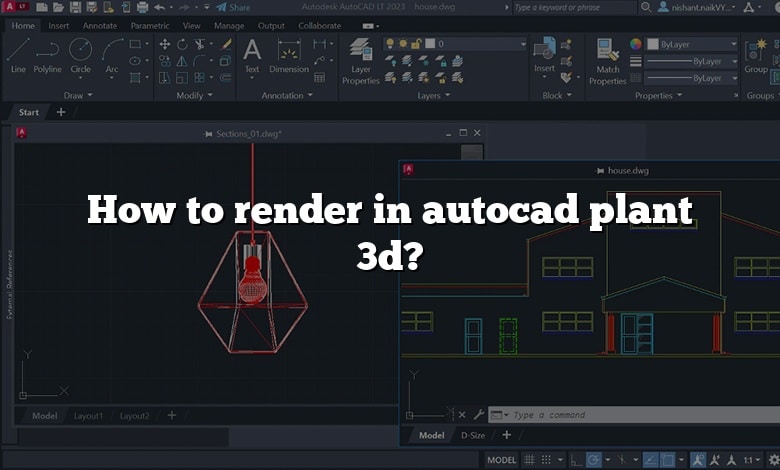 How to render in autocad plant 3d? - CADdikt