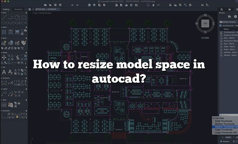 How to resize model space in autocad? - CADdikt