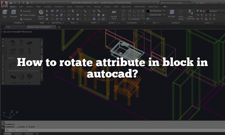 How to rotate attribute in block in autocad? - CADdikt How to rotate attribute in block in autocad? - CADdikt