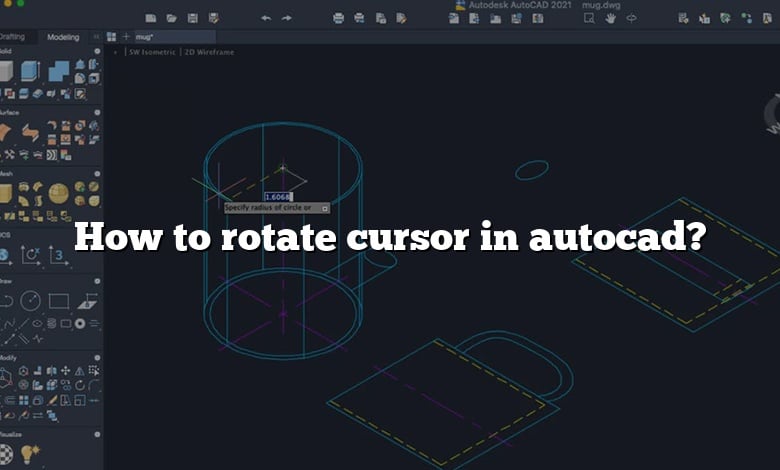 How to rotate cursor in autocad? - CADdikt