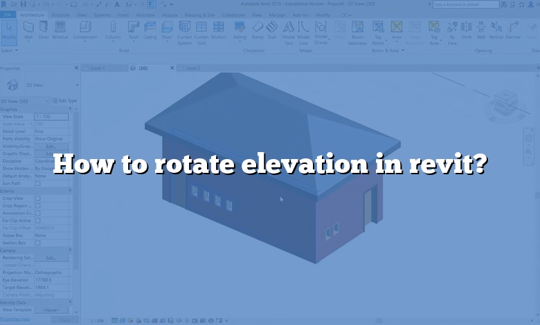 How to rotate elevation in revit? - CADdikt