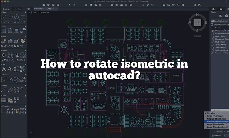 How to rotate isometric in autocad? - CADdikt