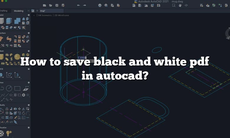 How To Save Black And White Pdf In Autocad Caddikt