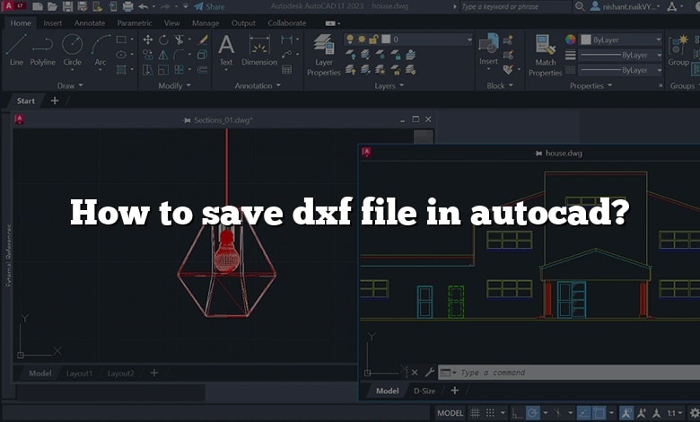 How to save dxf file in autocad? - CADdikt