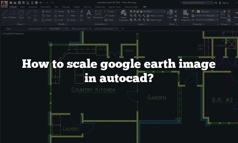 How to scale google earth image in autocad? - CADdikt