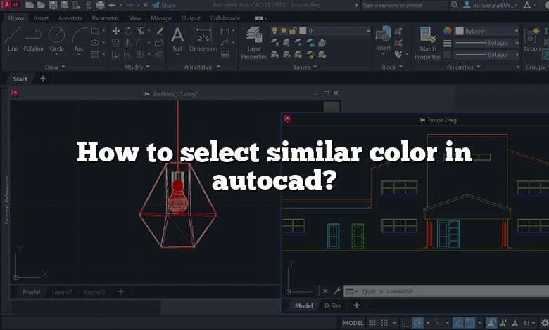 How to select similar color in autocad? - CADdikt