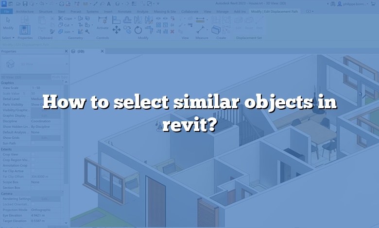 How to select similar objects in revit? - CADdikt