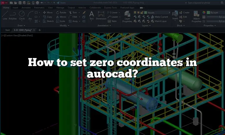 How To Set Zero Coordinates In Autocad Caddikt