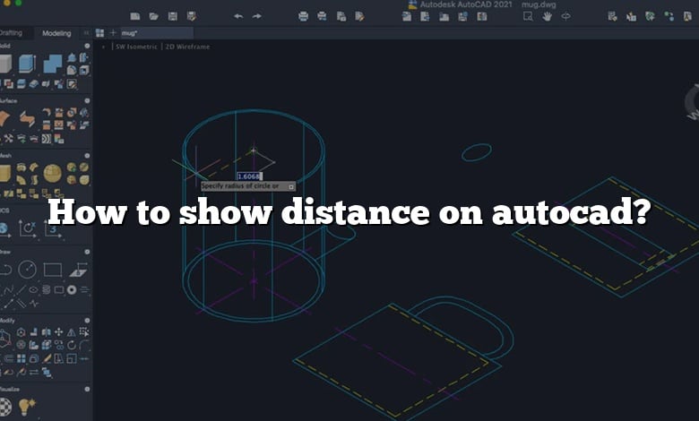 How to show distance on autocad? - CADdikt