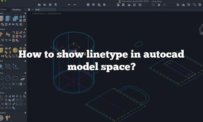 How to show linetype in autocad model space? - CADdikt