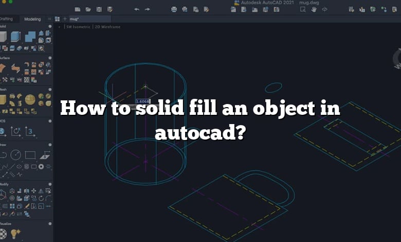 How to solid fill an object in autocad? - CADdikt