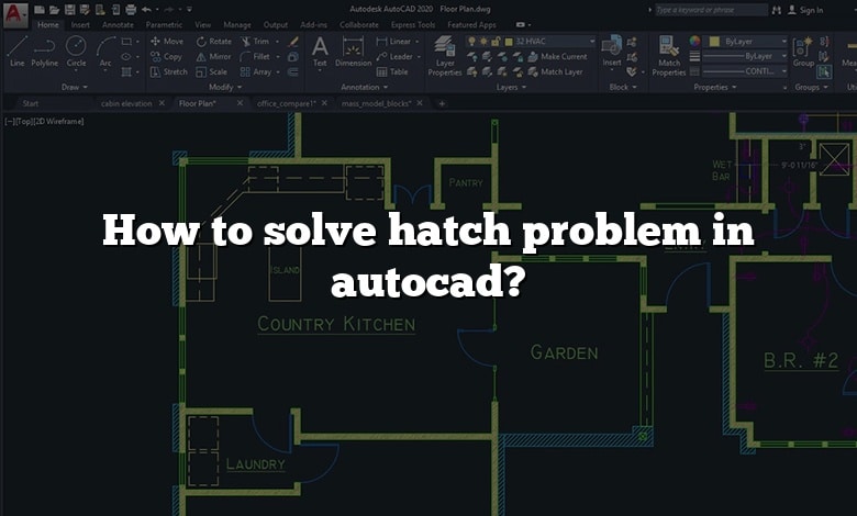 How to solve hatch problem in autocad? - CADdikt