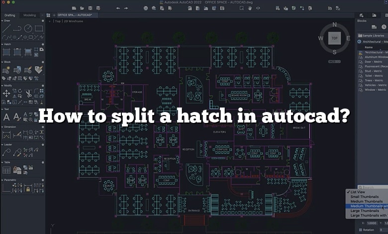 How to split a hatch in autocad? - CADdikt