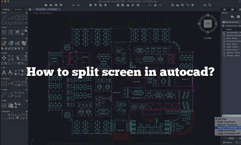 How to split screen in autocad? - CADdikt