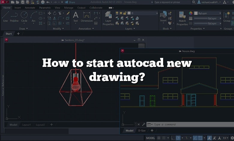 How to start autocad new drawing? - CADdikt