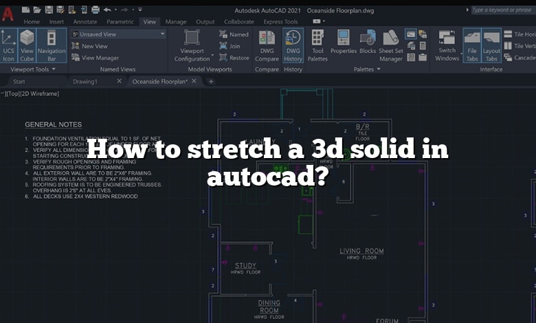 How to stretch a 3d solid in autocad? - CADdikt