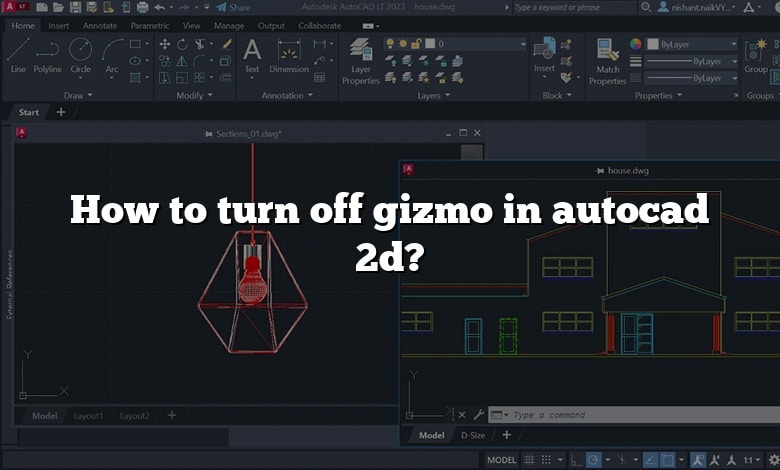 How to turn off gizmo in autocad 2d? - CADdikt
