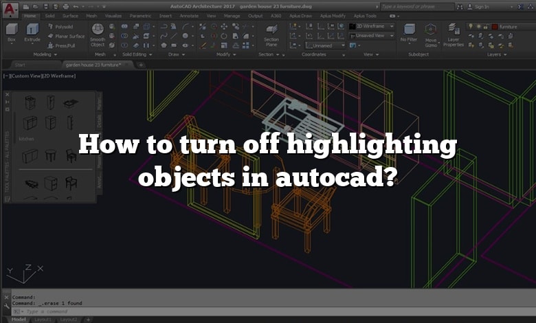 How To Turn Off Highlighting Objects In Autocad Caddikt 2926