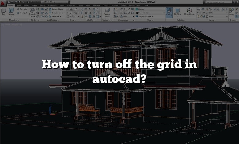 How to turn off the grid in autocad? - CADdikt
