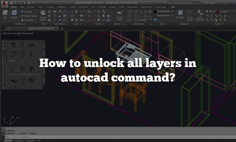 How to unlock all layers in autocad command? - CADdikt