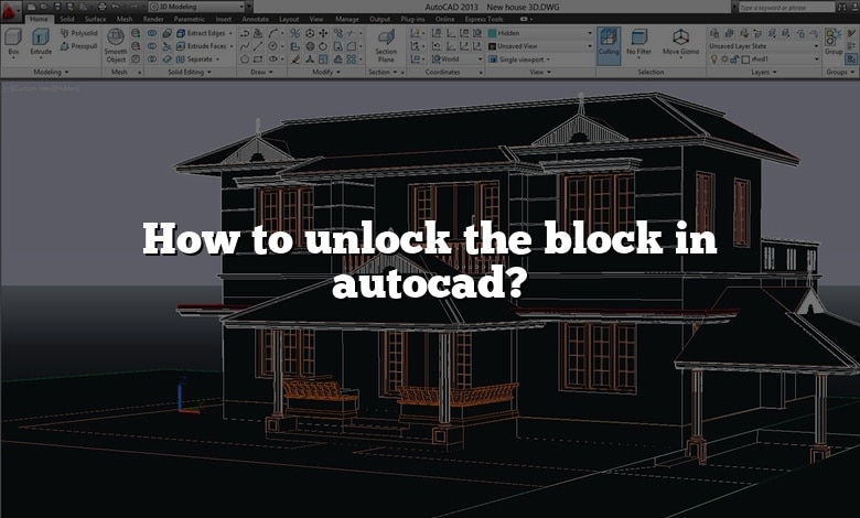 How To Unlock The Block In Autocad Caddikt