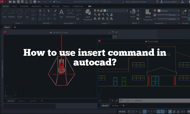 How To Use Insert Command In Autocad Caddikt 9662