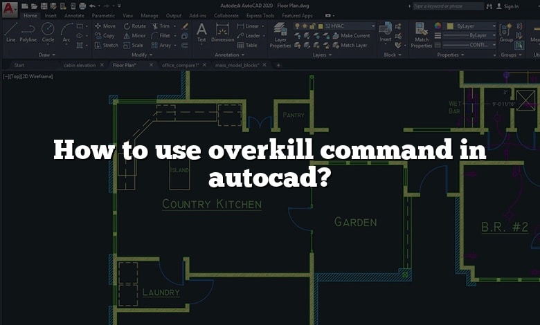 How to use overkill command in autocad? - CADdikt