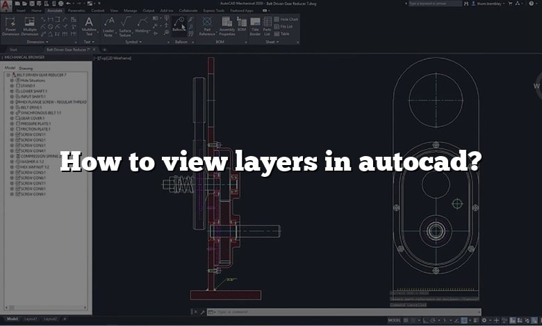 How to view layers in autocad? - CADdikt