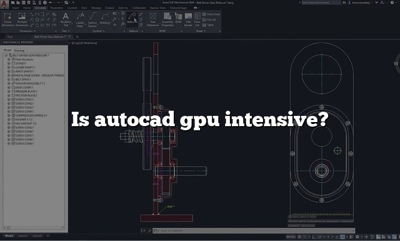 Is autocad gpu intensive? - CADdikt