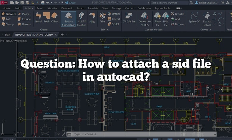 Question: How to attach a sid file in autocad? - CADdikt