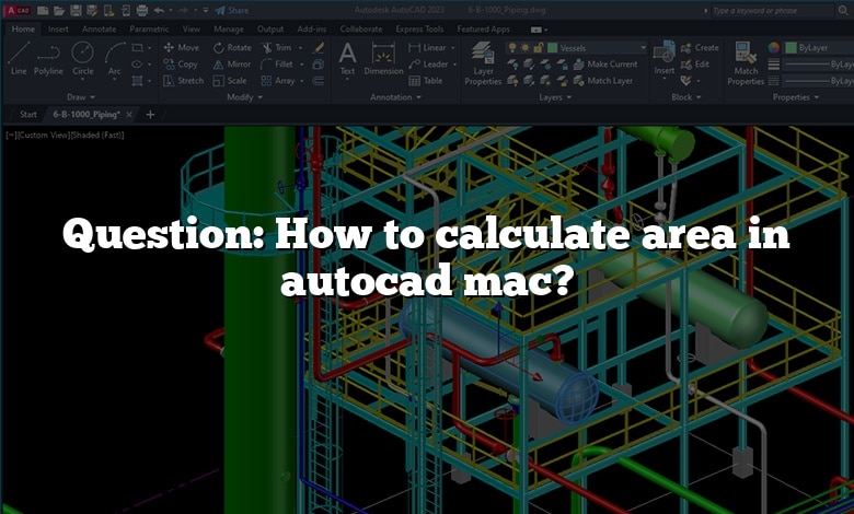 Question: How to calculate area in autocad mac? - CADdikt