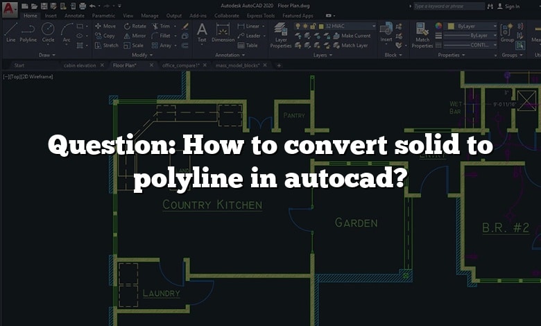 Question: How to convert solid to polyline in autocad? - CADdikt