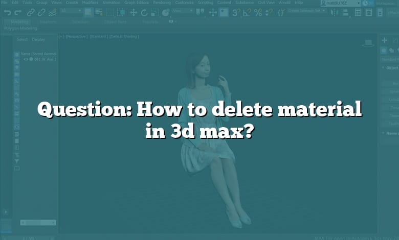 Question: How to delete material in 3d max? - CADdikt