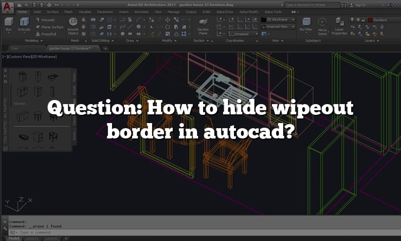 Question: How to hide wipeout border in autocad? - CADdikt