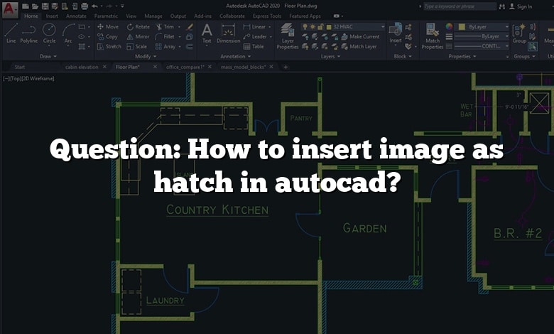 Question: How to insert image as hatch in autocad? - CADdikt