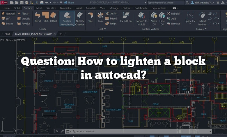 Question: How to lighten a block in autocad? - CADdikt