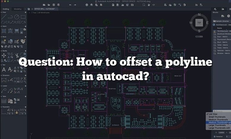 Question: How to offset a polyline in autocad? - CADdikt