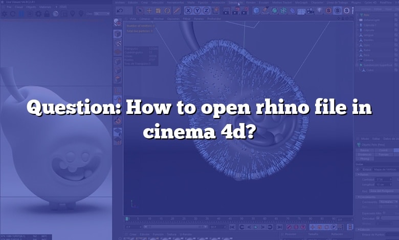 Question: How to open rhino file in cinema 4d? - CADdikt